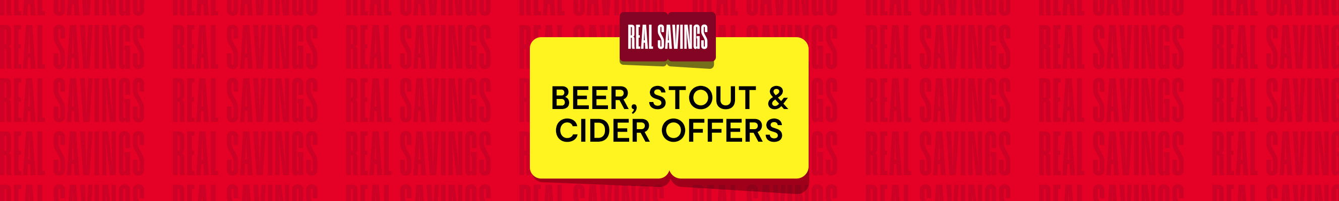 Beer, Stout & Cider | Top Offers